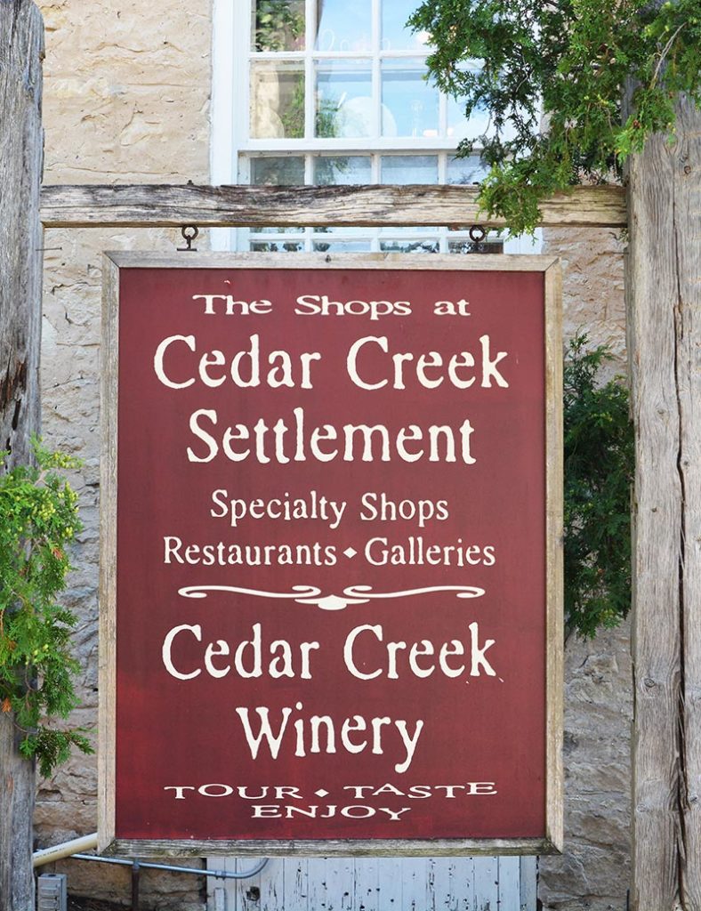 Local Connections - Cedar Creek Winery